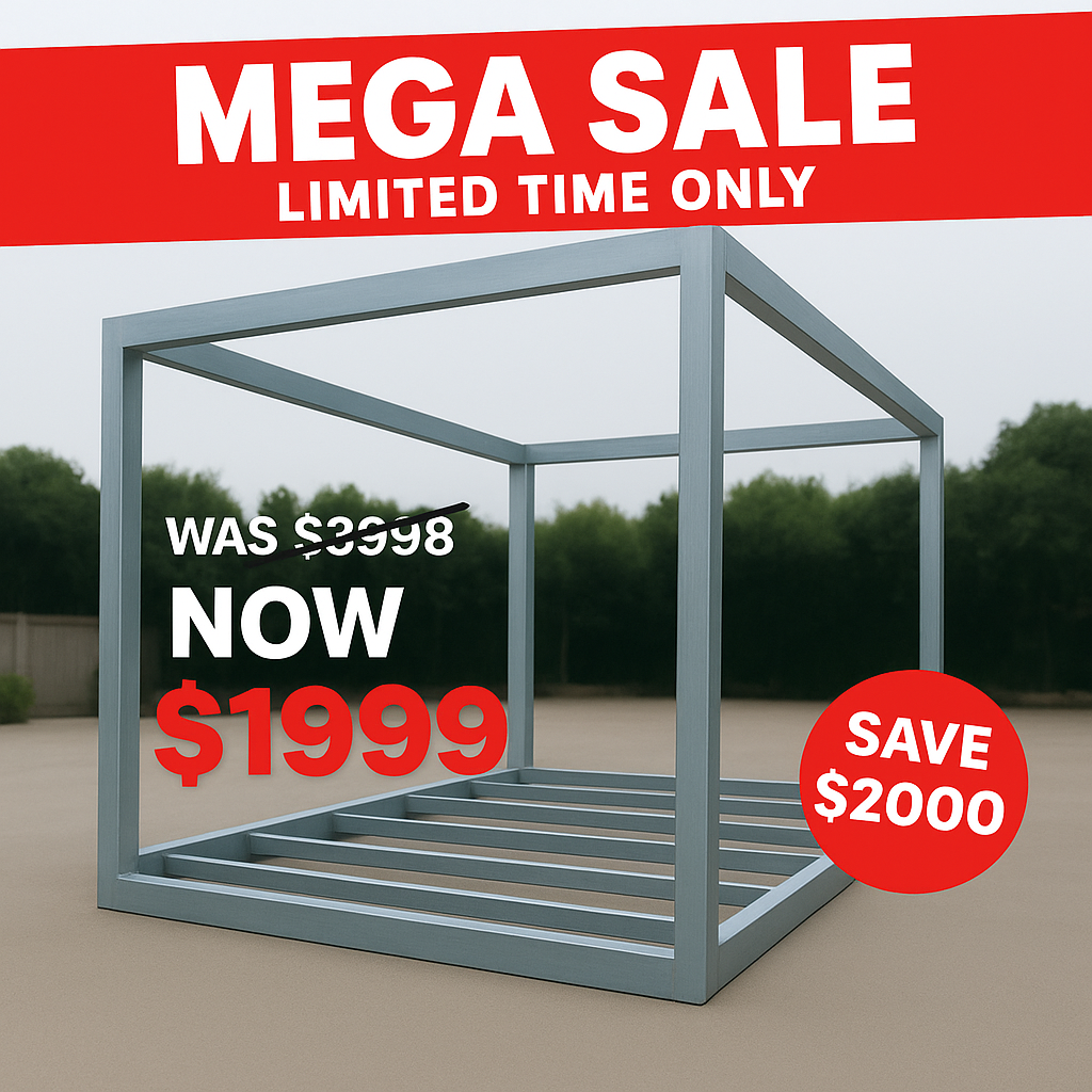 Studio 6x3m Steel Frame Structure | Modular Portable Building Office ...